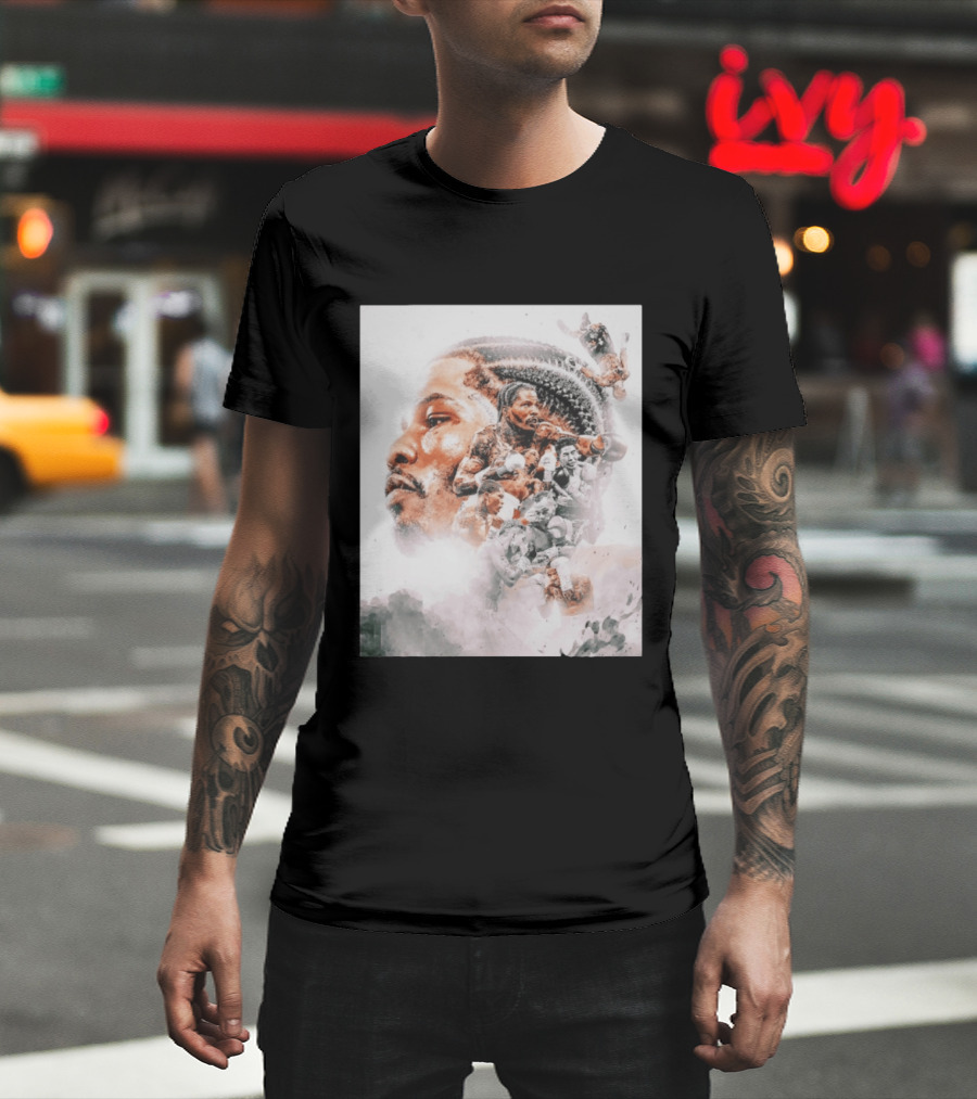 Gervonta Davis Tank Boxing Montage Fighter T-Shirt