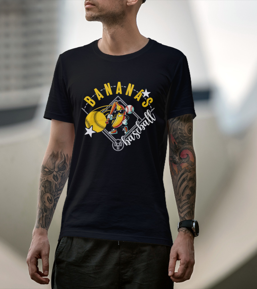 Savannah Bananas Baseball Cartoon 2026 Meme T-Shirt