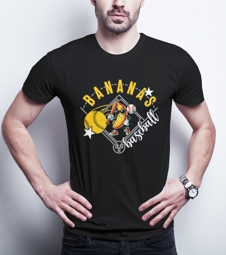 Savannah Bananas Baseball Cartoon 2026 Meme T-Shirt