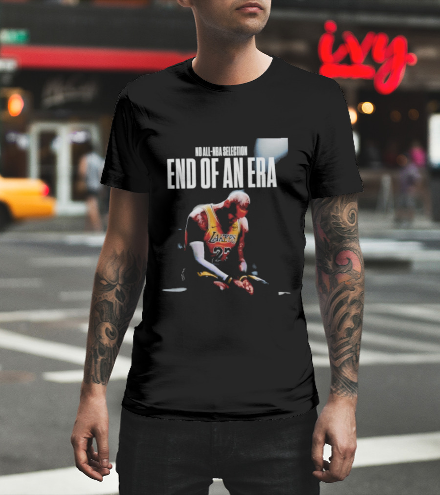 LeBron James End Of An Era NBA Lakers 23 T-Shirt