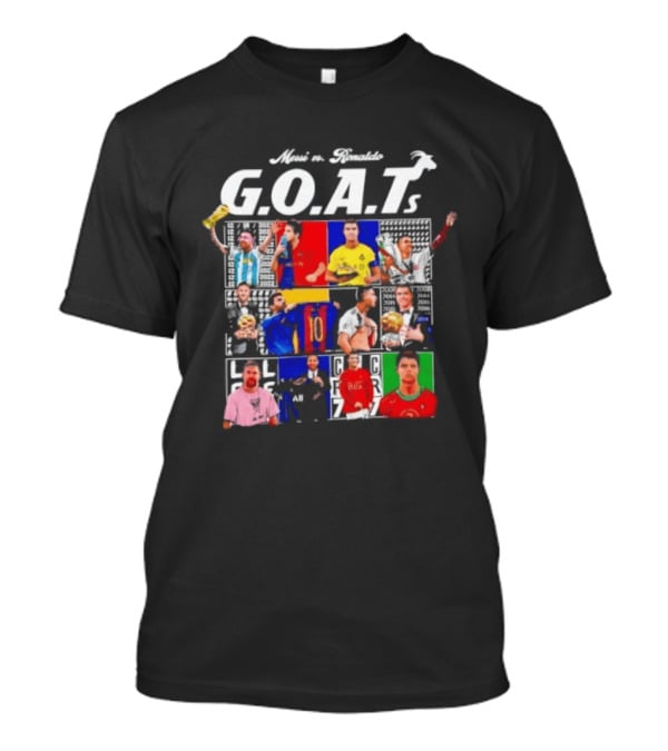 Meet The Football G.O.A.T.s Messi Vs Ronaldo Moments T-Shirt
