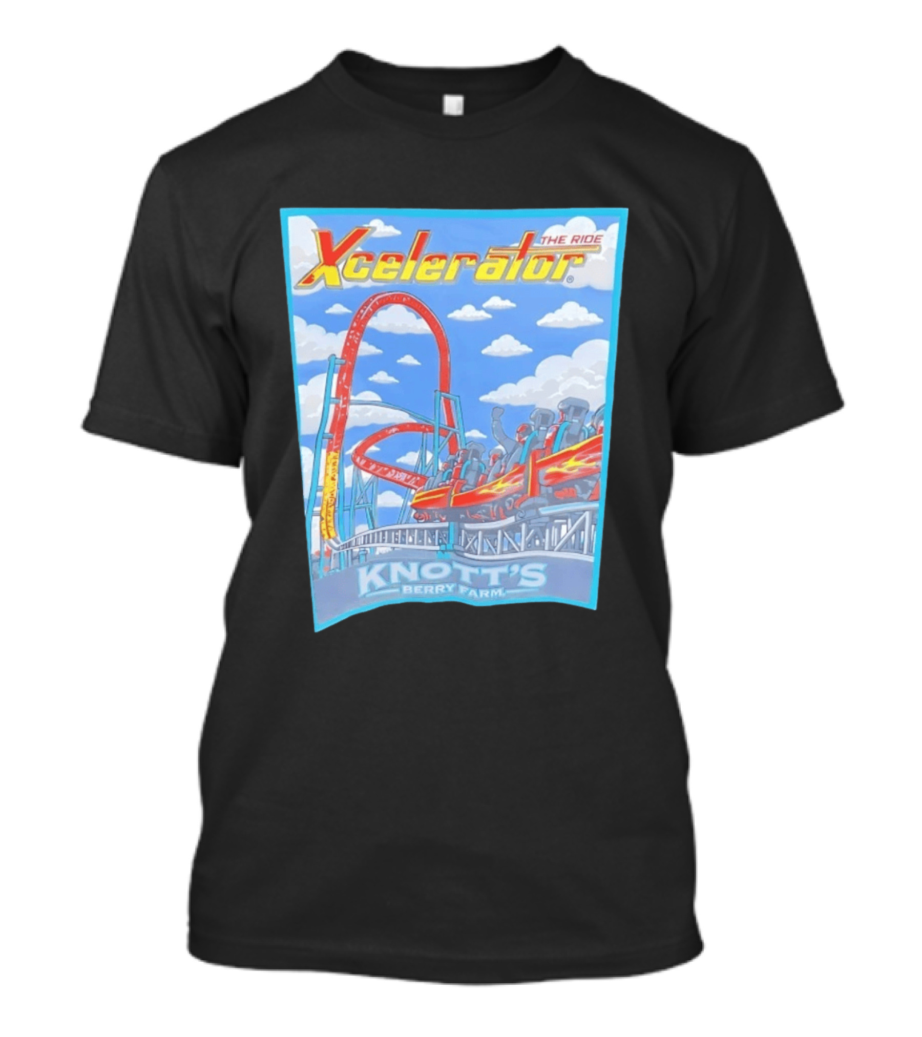 Knott's Berry Farm Xcelerator The Ride Roller Adventure T-Shirt