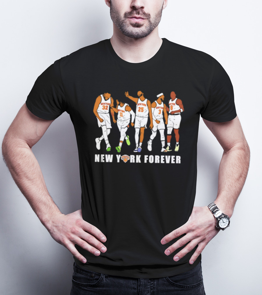 New York Forever Knicks KAT Brunson Mikal Hart OG Dance T-Shirt