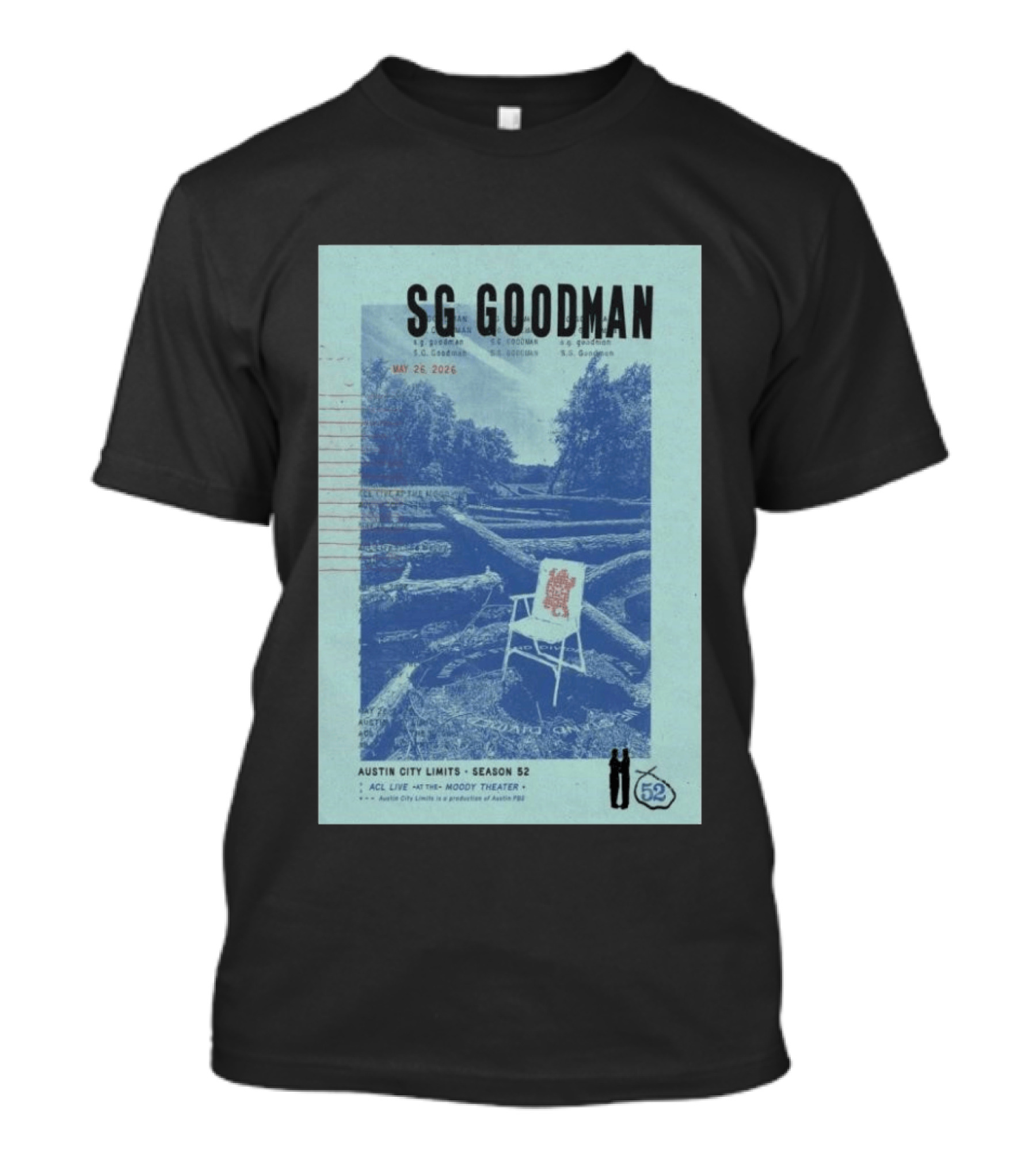 SG Goodman Austin City Limits Moody Theater May 26 2026 Season 52 T-Shirt