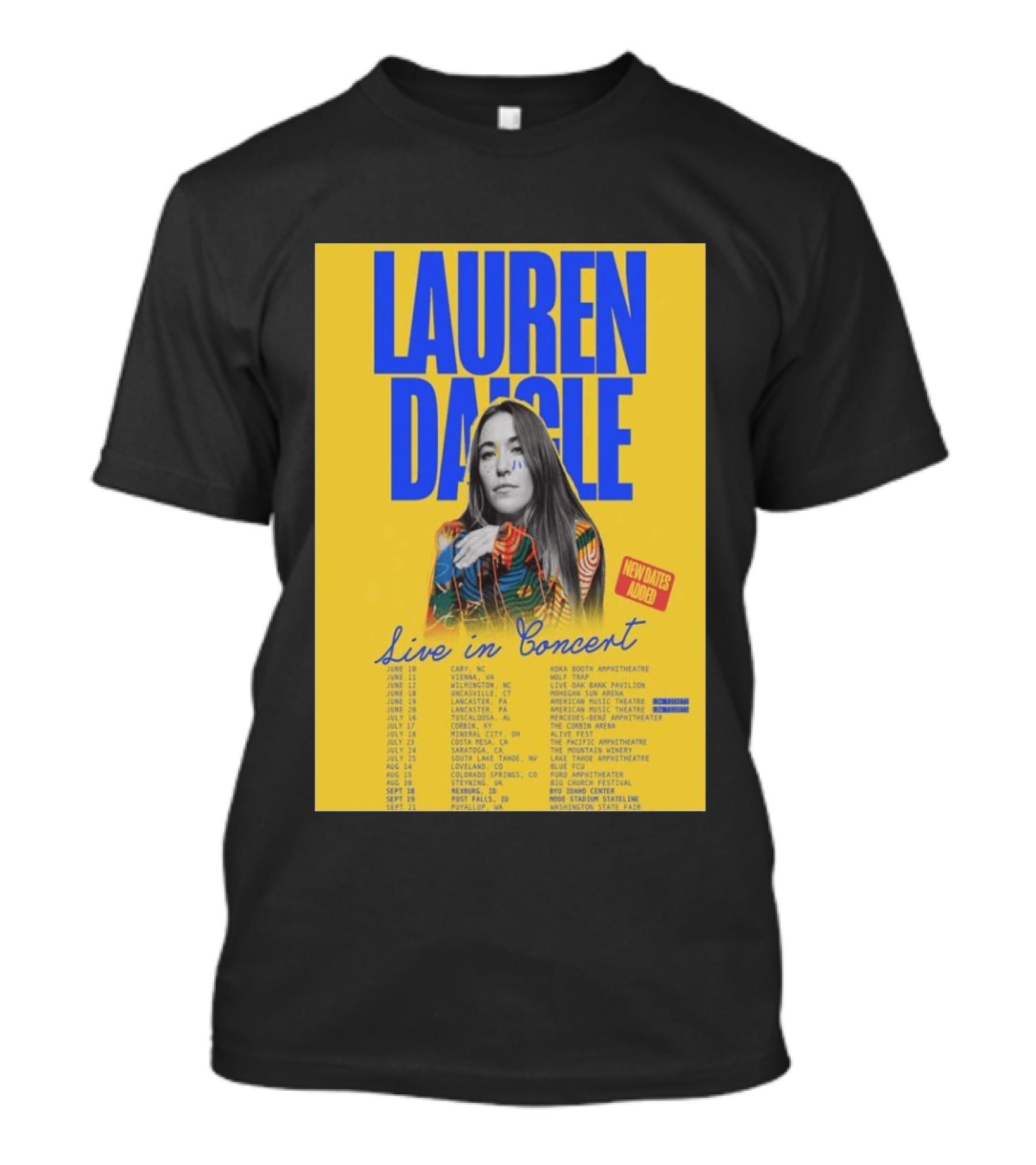 Lauren Daigle Live In Concert Fall Tour 2026 New Dates Added T-Shirt