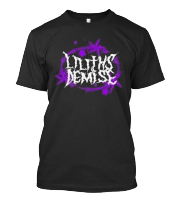 Lilith Demise Scream Like A Girl Purple Starburst T-Shirt