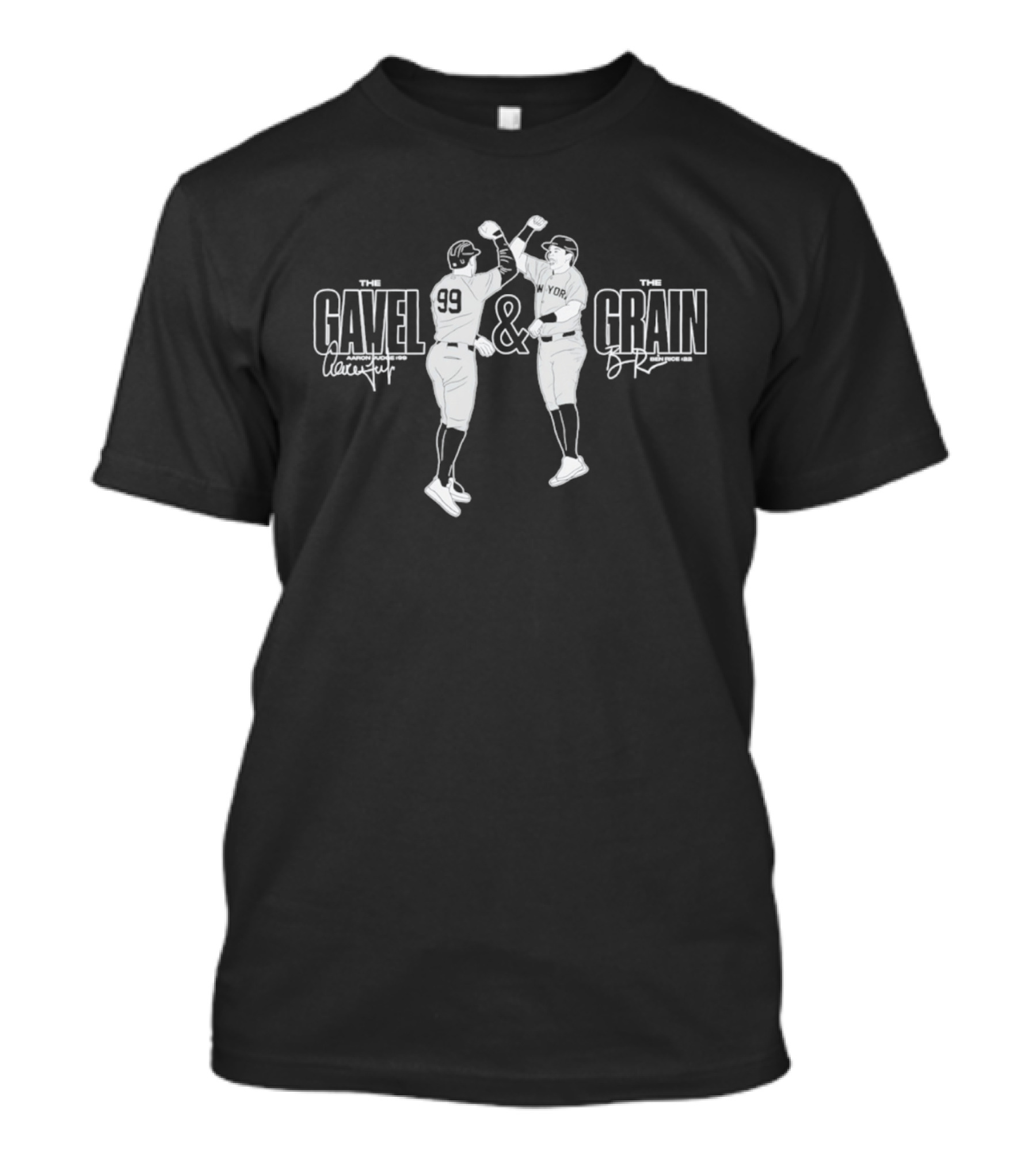 The Gavel & The Grain Aaron Judge Ben Rice NY Yankees T-Shirt