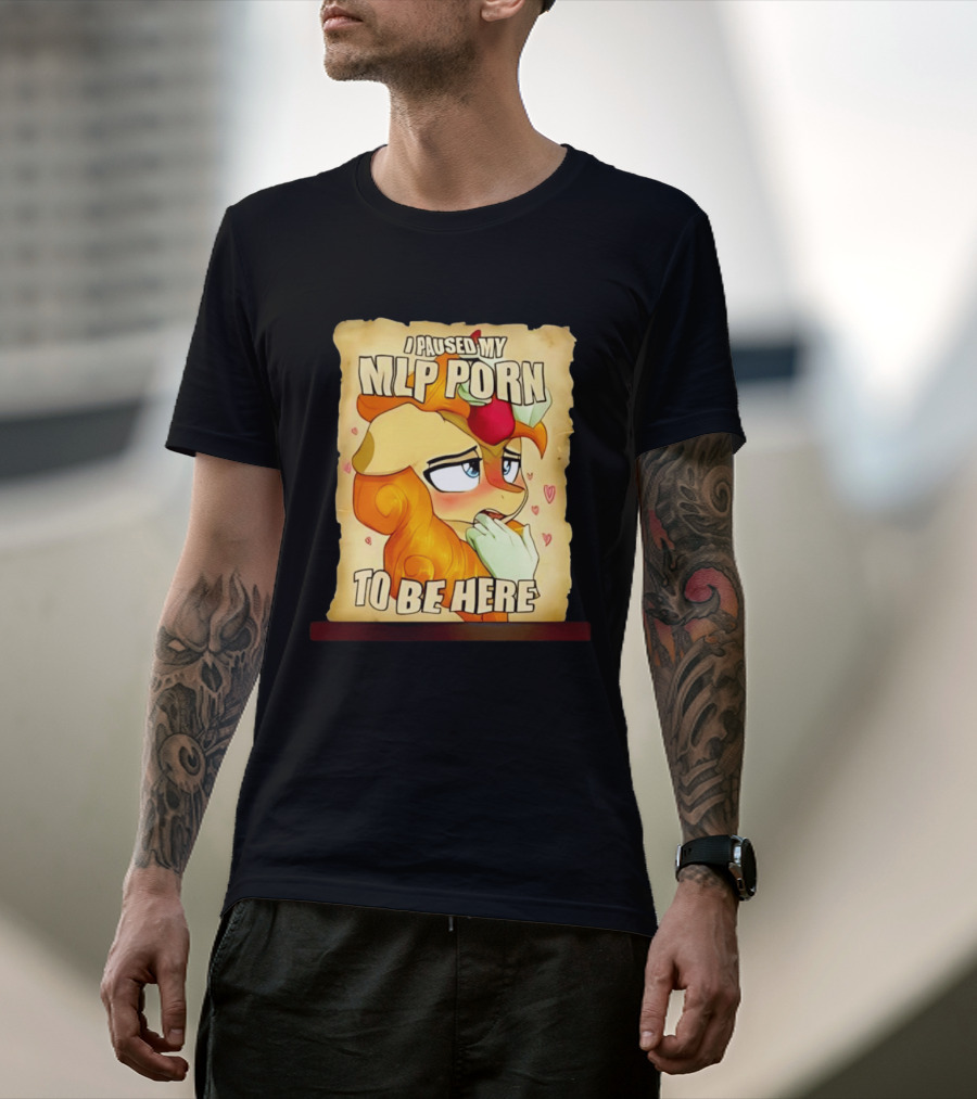 I Paused My MLP Porn To Be Here My Little Pony T-Shirt