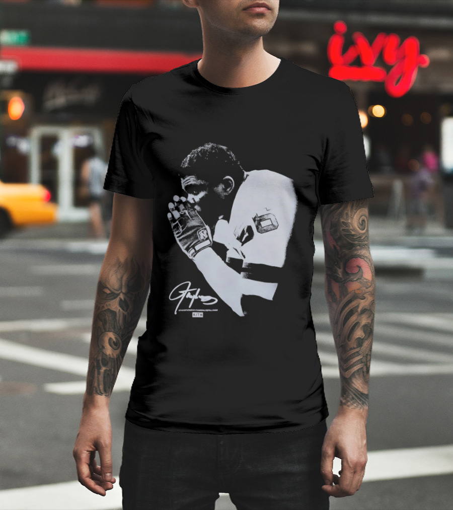 Kith National Football League Lawrence Taylor Praying Hands Signature Edition T-Shirt