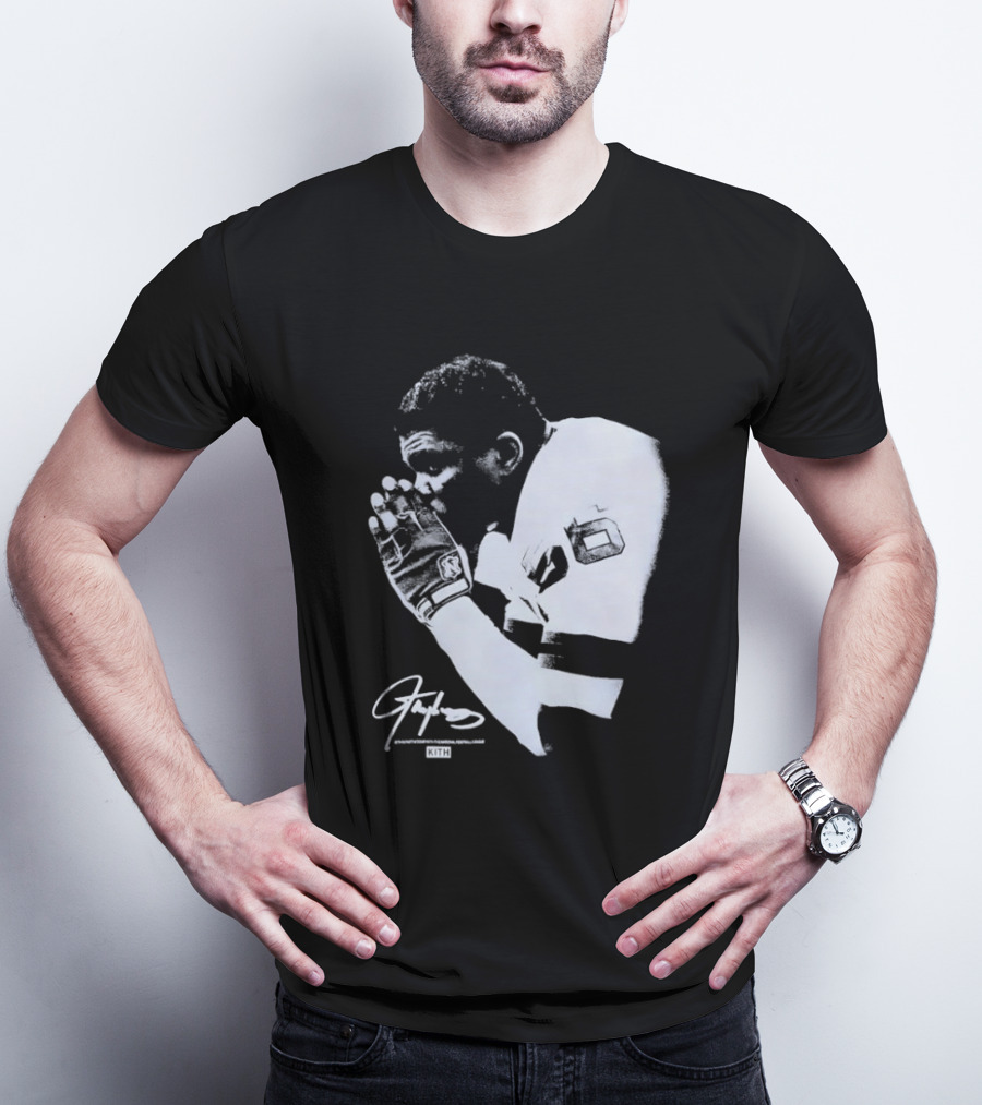 Kith National Football League Lawrence Taylor Praying Hands Signature Edition T-Shirt