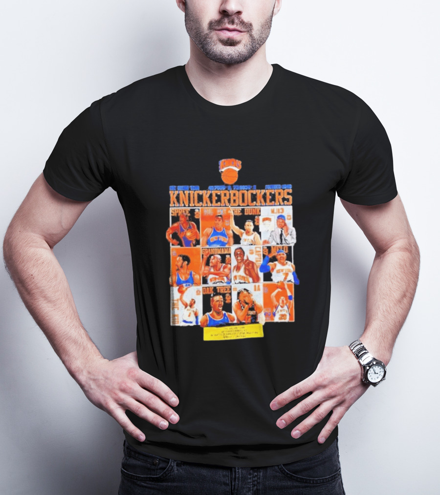 New York Knicks Knickerbockers Basketball Legends Spree Melo Run MSG Series T-Shirt