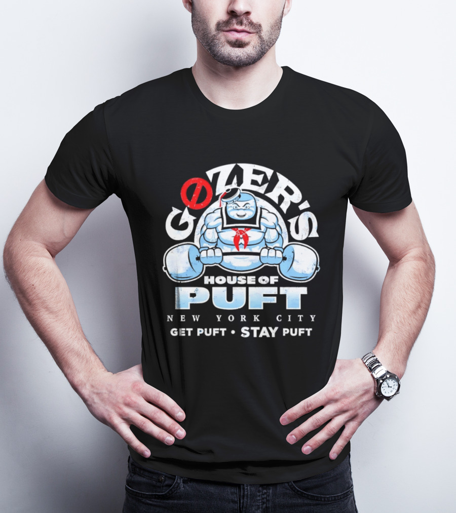 Gozer's House Of Puft New York City Muscular Stay Puft Get Puft Stay Puft T-Shirt