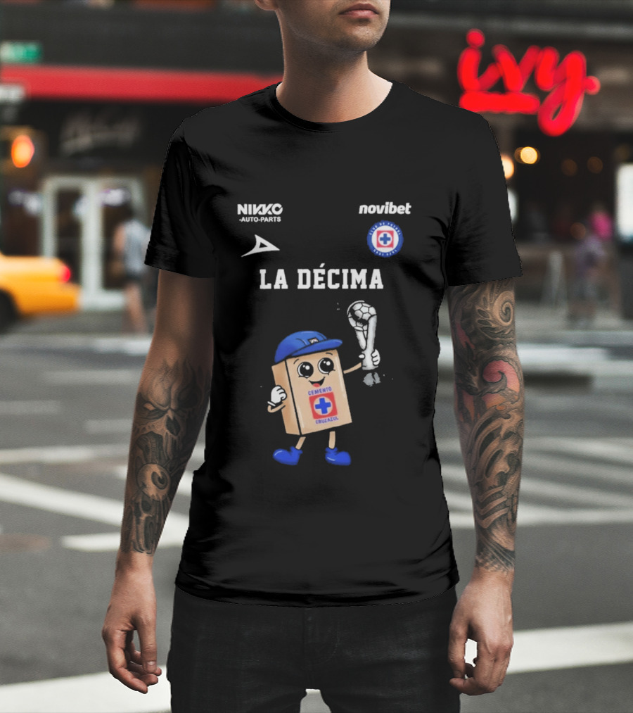 Cruz Azul Campeon Liga MX La Decima Cemento Cruz Azul 2026 T-Shirt