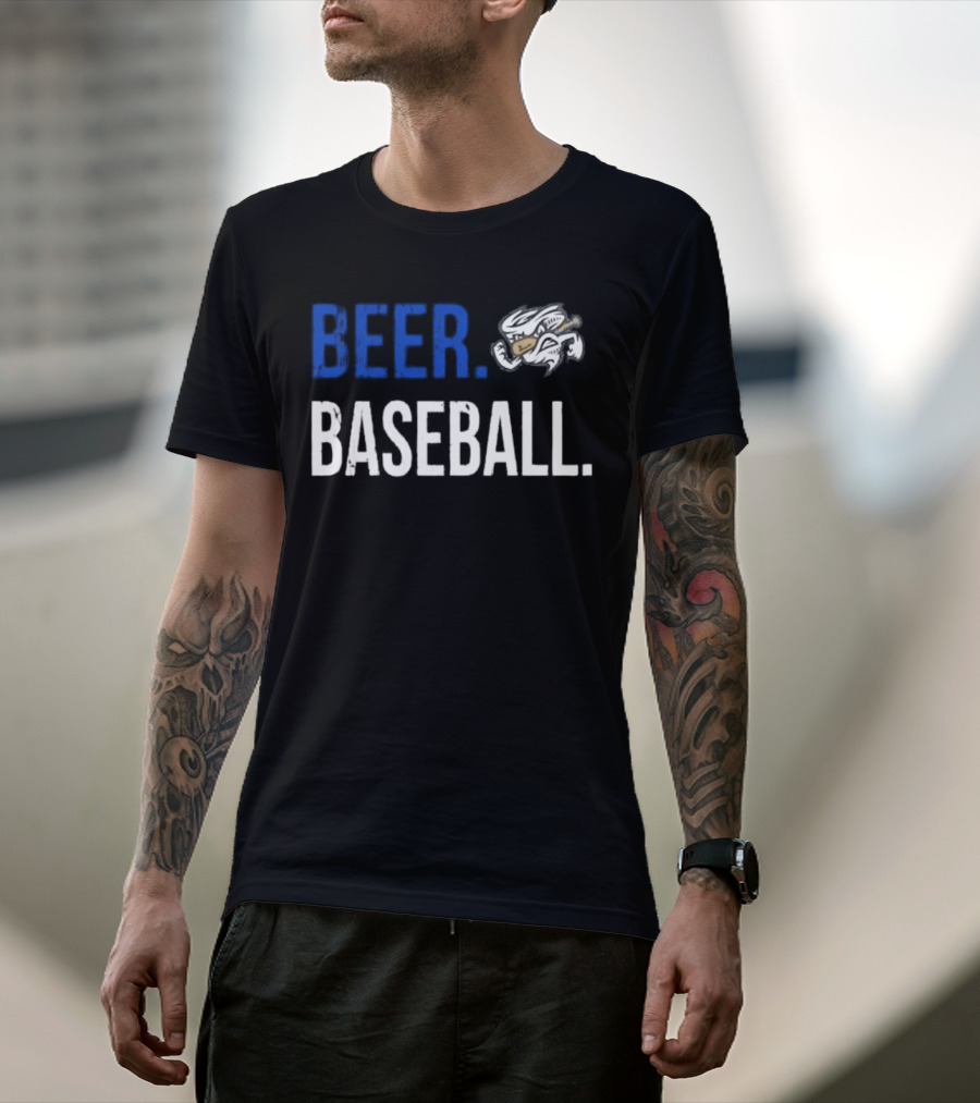 Beer Baseball Omaha Storm Chasers T-Shirt
