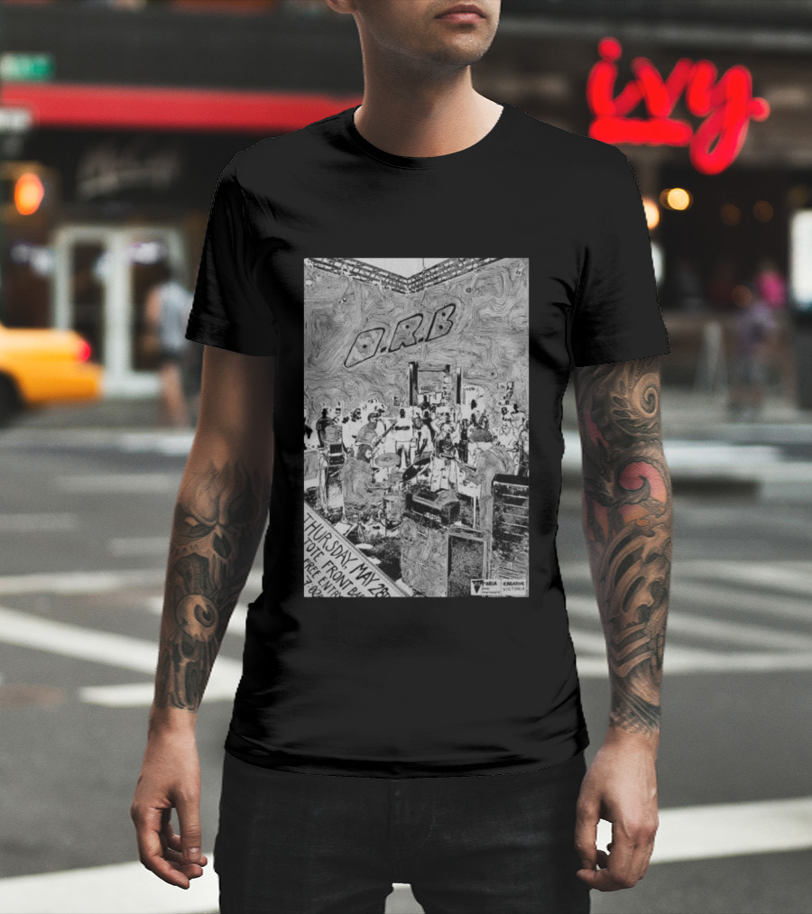 ORB Live Performance Thursday May 28 Hotel Front Bar Melbourne Australia Free Entry T-Shirt