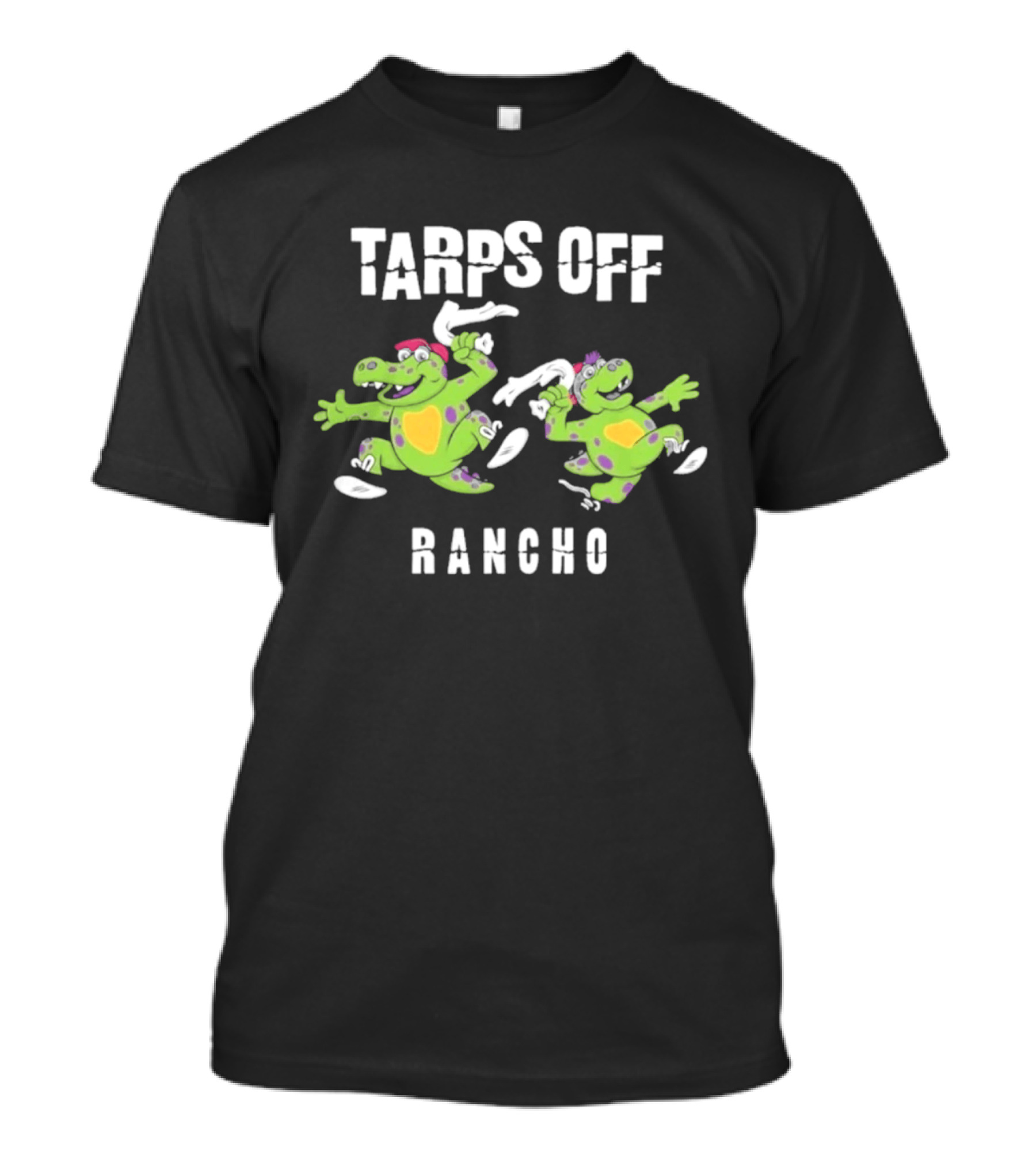Rancho Cucamonga Quakes Tarps Off Rancho Alligator Fun T-Shirt