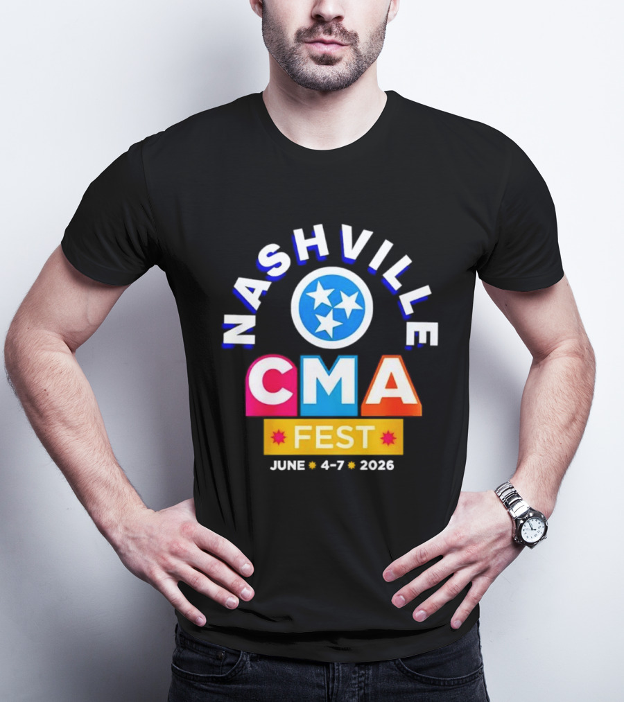 Nashville CMA Fest June 4 7 2026 Tennessee Titans T-Shirt