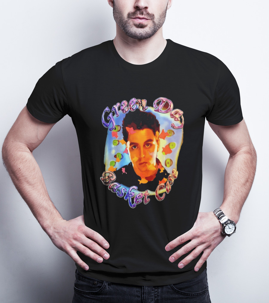 Green Day Basket Case Billie Joe Armstrong Colorful T-Shirt