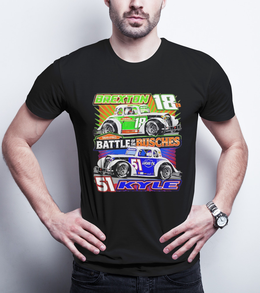 Brexton 18B SERVPRO Battle Of The Busches 51 Kyle Lucas Oil T-Shirt