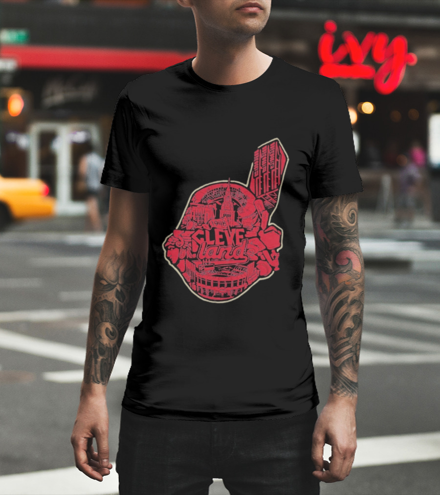 Cleveland Guardians 1948 Terminal Tower Progressive Field CLEVEland T-Shirt