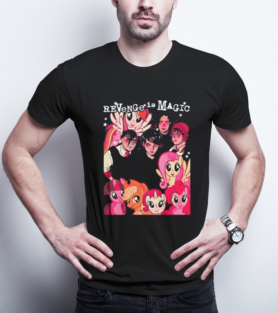 My Chemical Romance My Little Pony Revenge Is Magic Crossover Mashup T-Shirt
