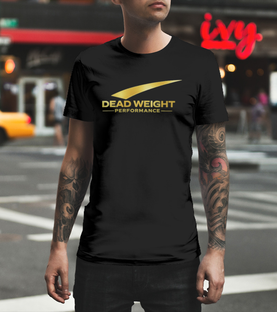 Dead Weight Performance Original Gold Swoosh T-Shirt