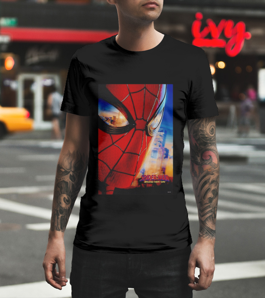 Spider Man Marvel Brand New Day Mask Studios T-Shirt