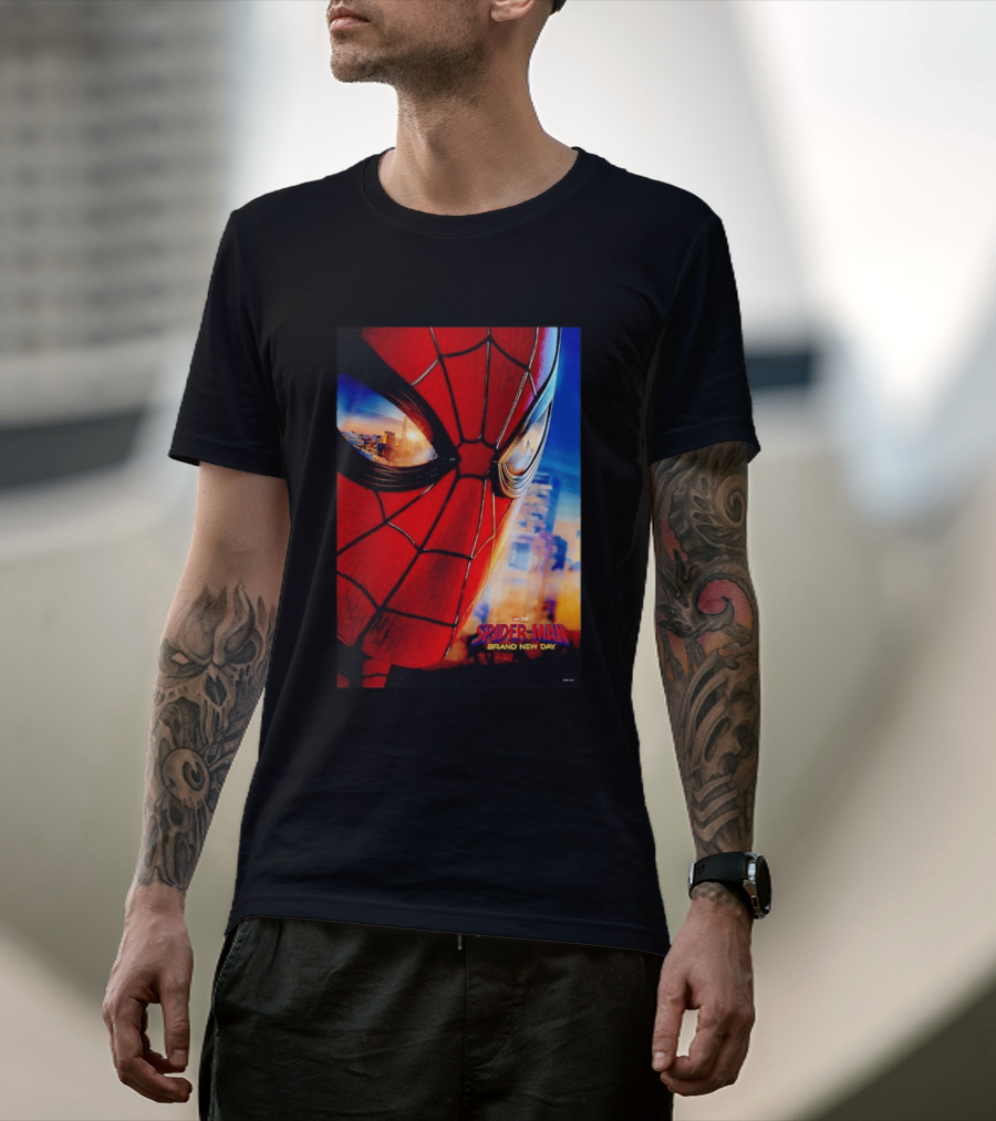 Spider Man Marvel Brand New Day Mask Studios T-Shirt