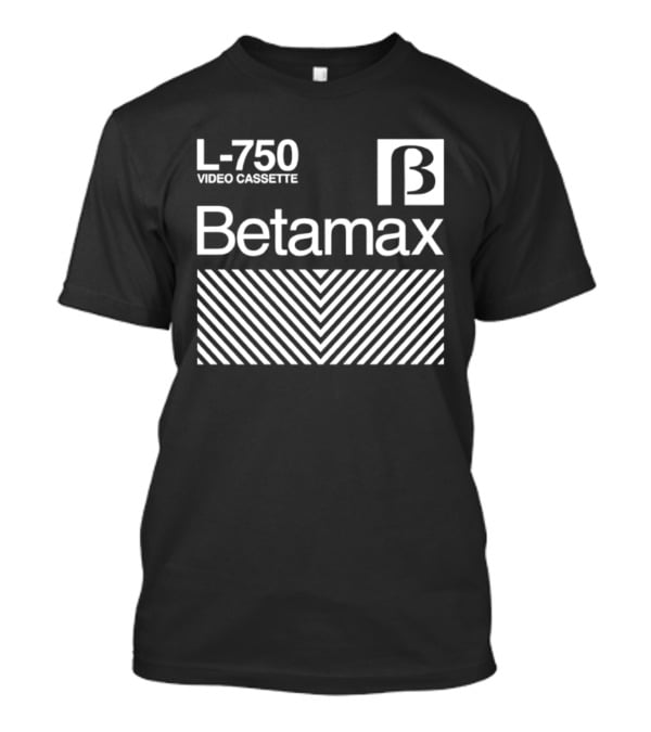 Betamax L 750 Video Cassette T-Shirt