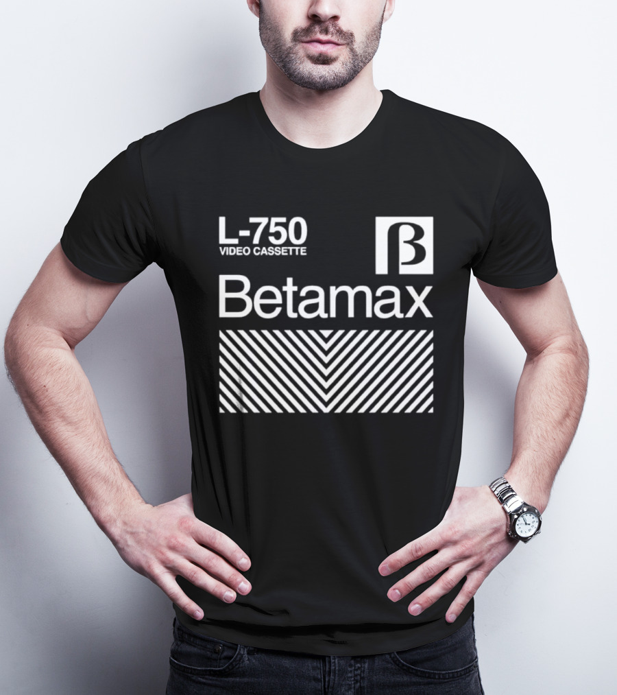 Betamax L 750 Video Cassette T-Shirt