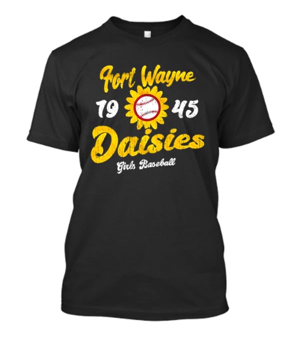 Fort Wayne Daisies 1945 Girls Baseball All American Girls Professional Baseball League T-Shirt