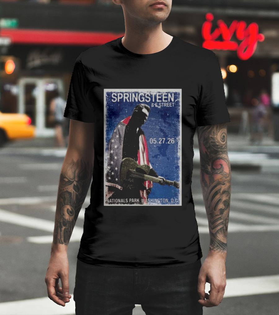 SPRINGSTEEN & E STREET Nationals Park Washington D.C. 05.27.26 T-Shirt