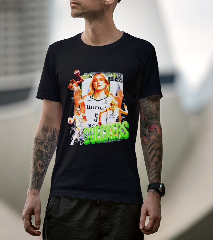 Paige Bueckers Dallas Wings Number 5 Basketball Star T-Shirt