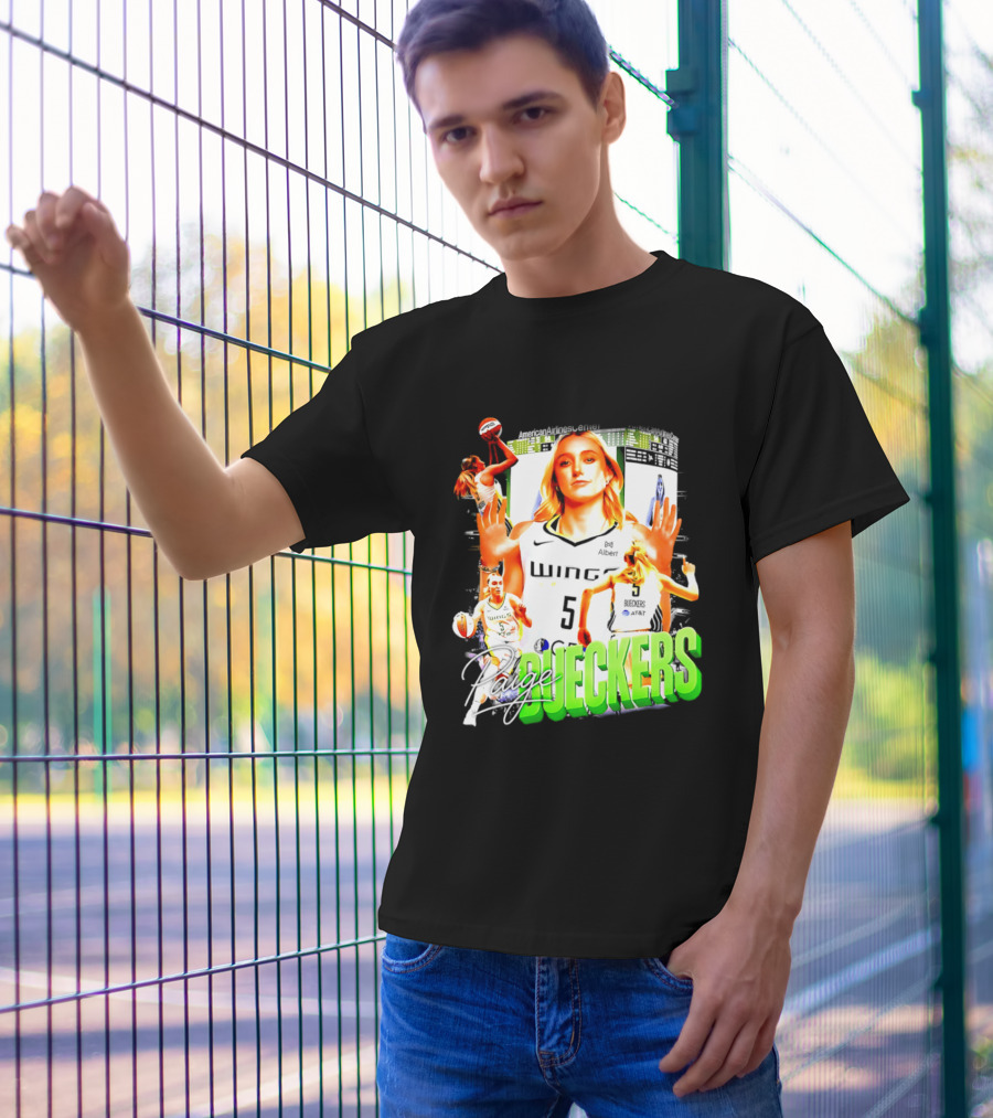 Paige Bueckers Dallas Wings Number 5 Basketball Star T-Shirt