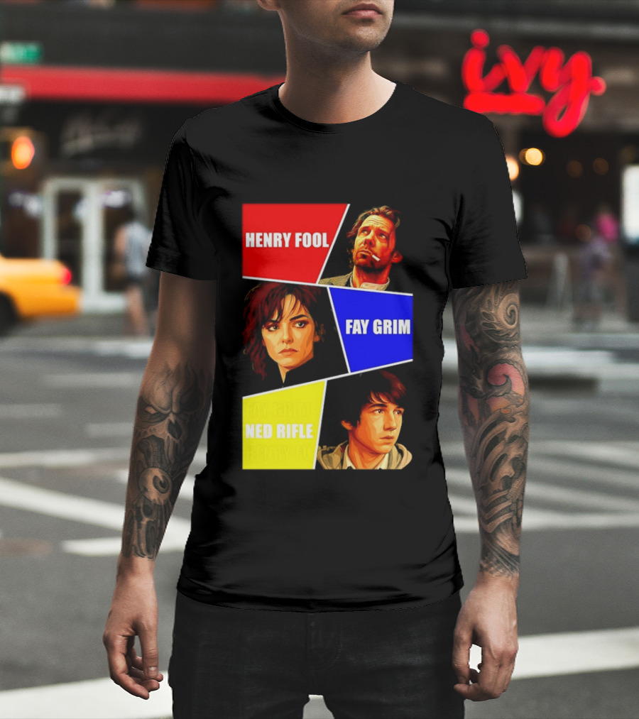 Henry Fool Fay Grim Ned Rifle Trilogy Hal Hartley Series T-Shirt