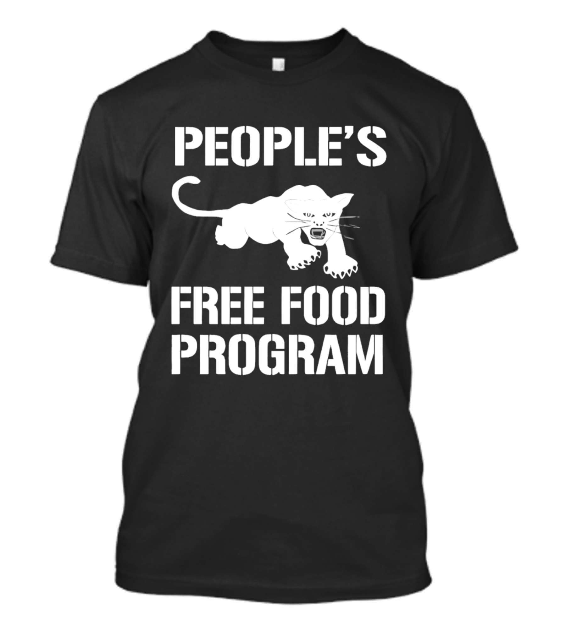 People's Free Food Program Panther T-Shirt