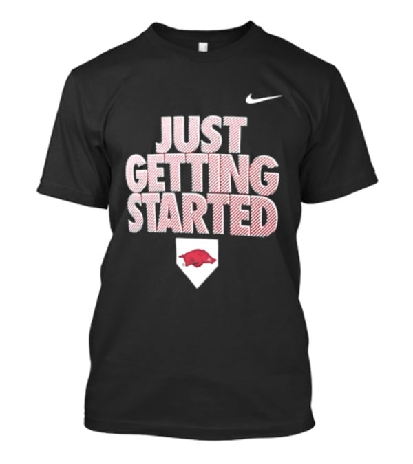 Nike Just Getting Started Arkansas Razorbacks Women's Softball T-Shirt
