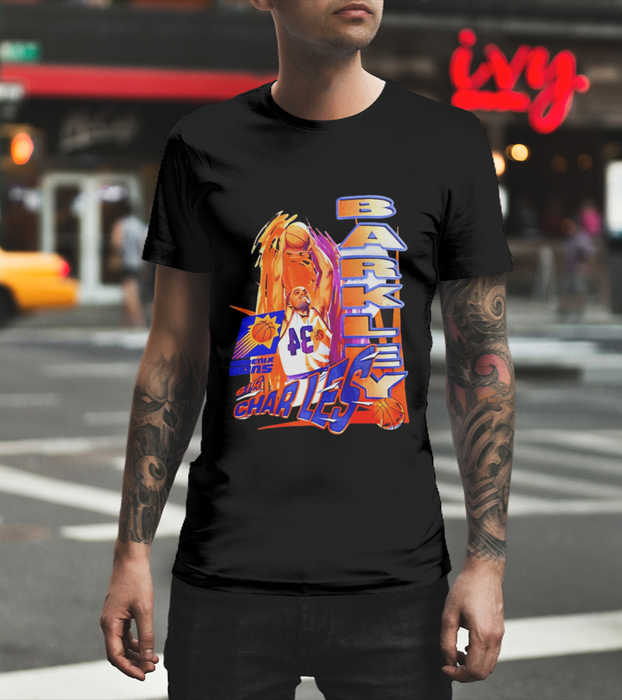 Phoenix Suns Barkley 34 Sir Charles NBA Legends T-Shirt