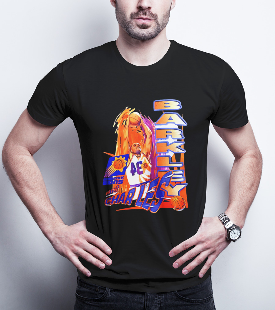 Phoenix Suns Barkley 34 Sir Charles NBA Legends T-Shirt