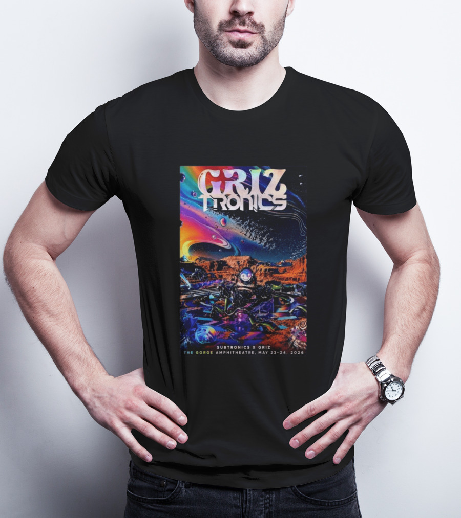 GRiZTRONICS Subtronics The Gorge Amphitheatre May 23 24, 2026 T-Shirt