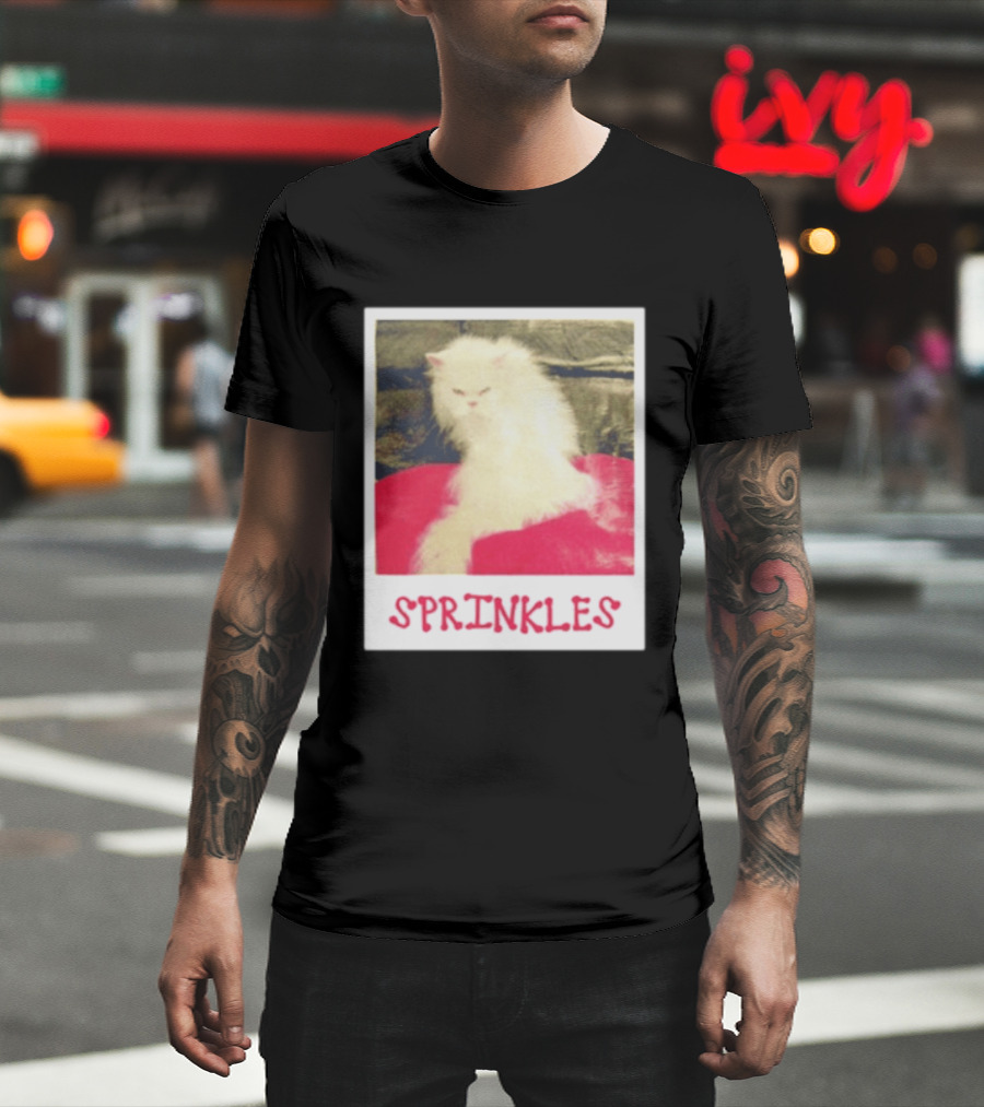 Sprinkles Polaroid Cat T-Shirt