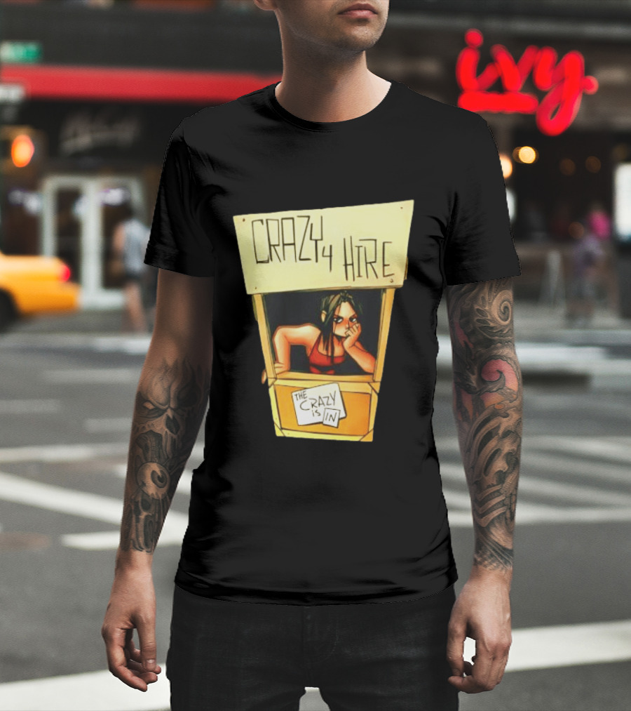 Nemi Montoya Crazy 4 Hire Comic Strip The Crazy Is T-Shirt