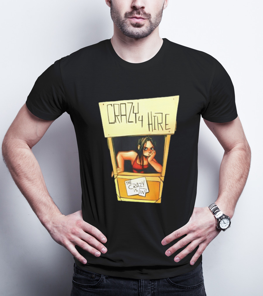 Nemi Montoya Crazy 4 Hire Comic Strip The Crazy Is T-Shirt