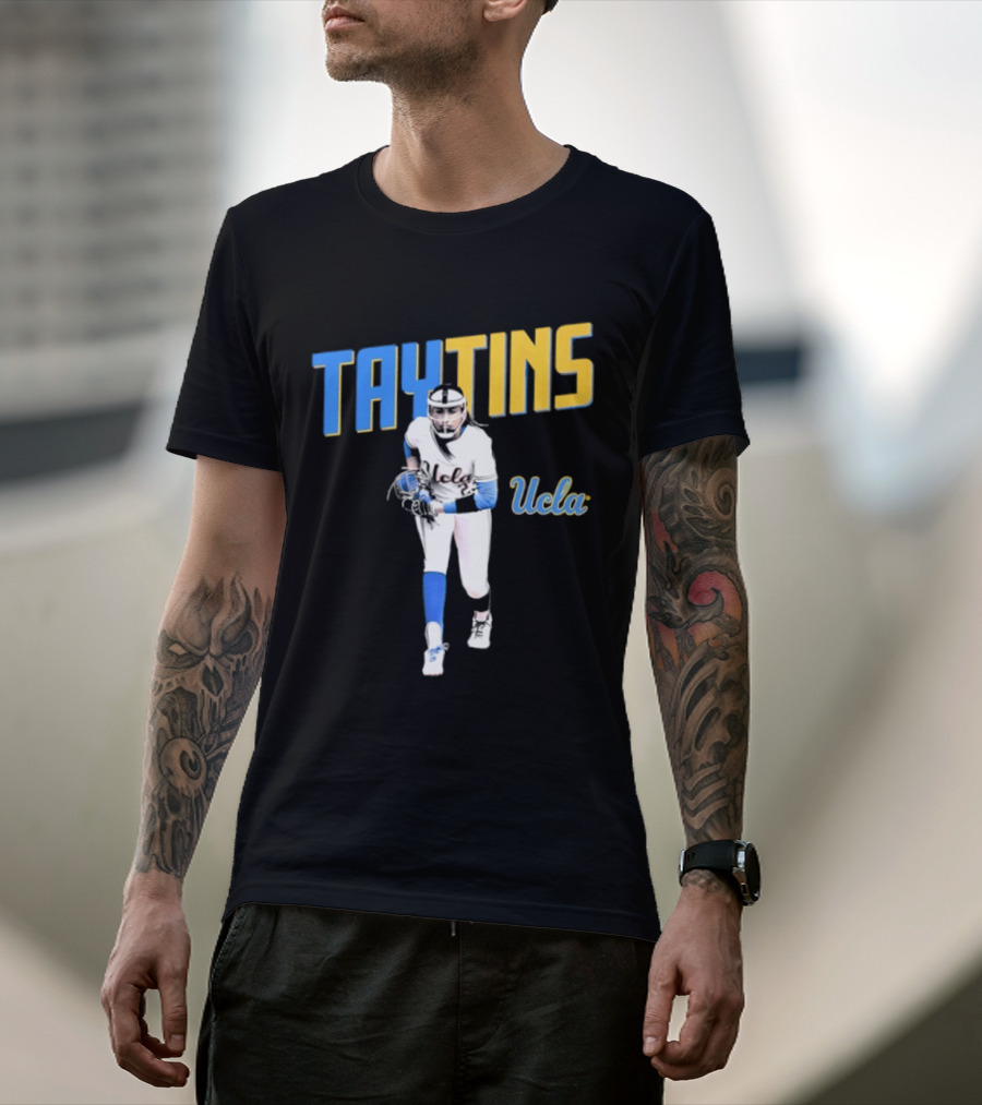 Taytins UCLA Bruins Softball Player T-Shirt