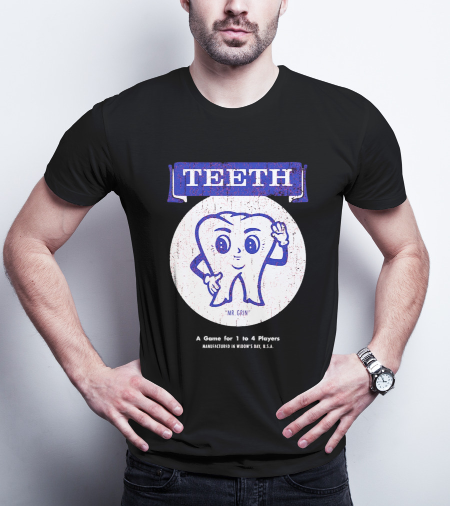 TEETH Mr. Grin Game For 1 To 4 Player T-Shirt