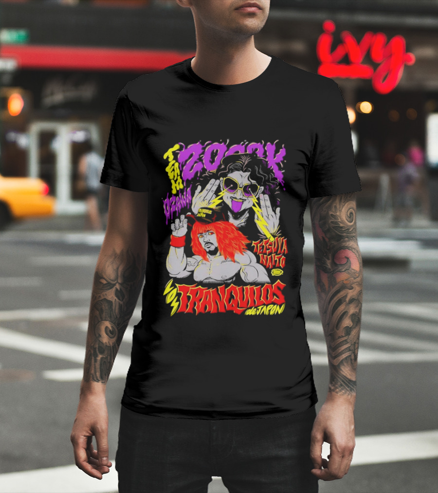 Tetsuya Naito Team Ozawa NJPW Tranquilos Japon Power T-Shirt