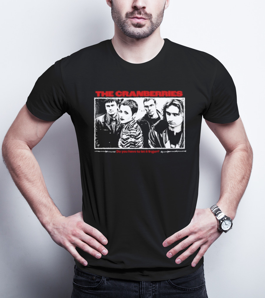 The Cranberries Do You Have To Let It Linger Retro Band Photo T-Shirt