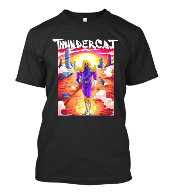 Thundercat It Is What It Is Tour 2021 Futuristic Warrior Desert Scene T-Shirt