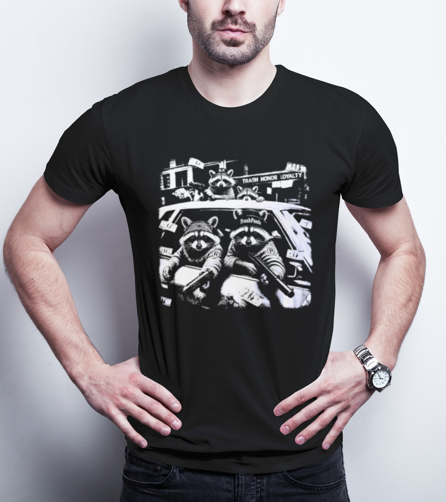 Trash Panda Gangster Raccoons Honor Loyalty RP T-Shirt