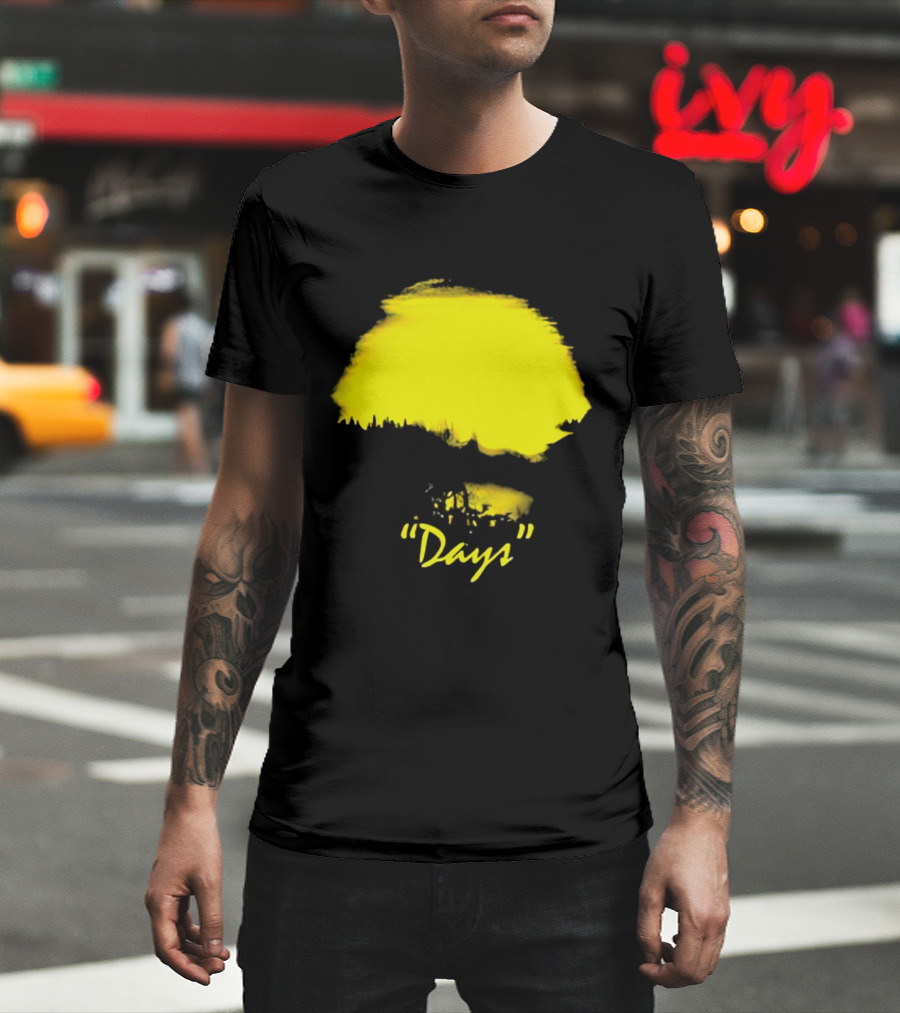 Welcome To Yellow "Days" Bright Sunshine Paintstroke T-Shirt